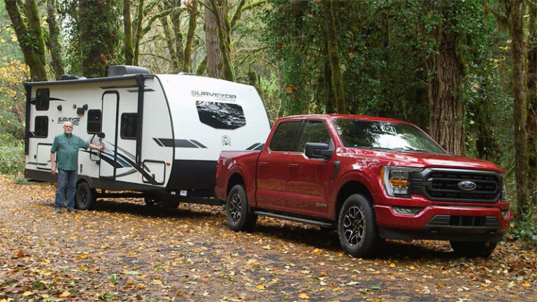 Review of the Ford 150 Hybrid for Towing | Paws on Board and the Wolf ...